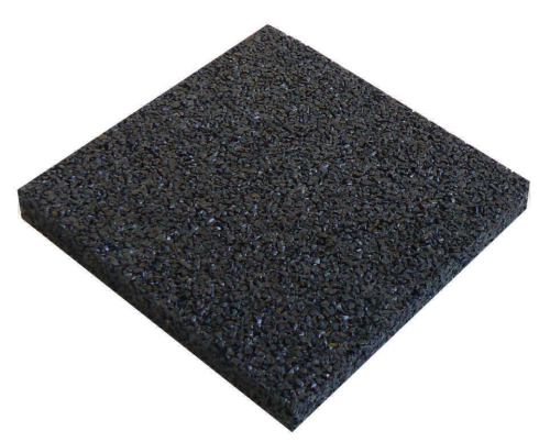 Podkładka gumowa pod legary 10x100x100 mm - grubość 10 mm Fitberg